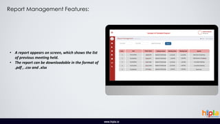 HIPLA – Visitor Management System | PDF