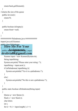 Hi, Please find my code.I have correted all of your classes.Plea.pdf