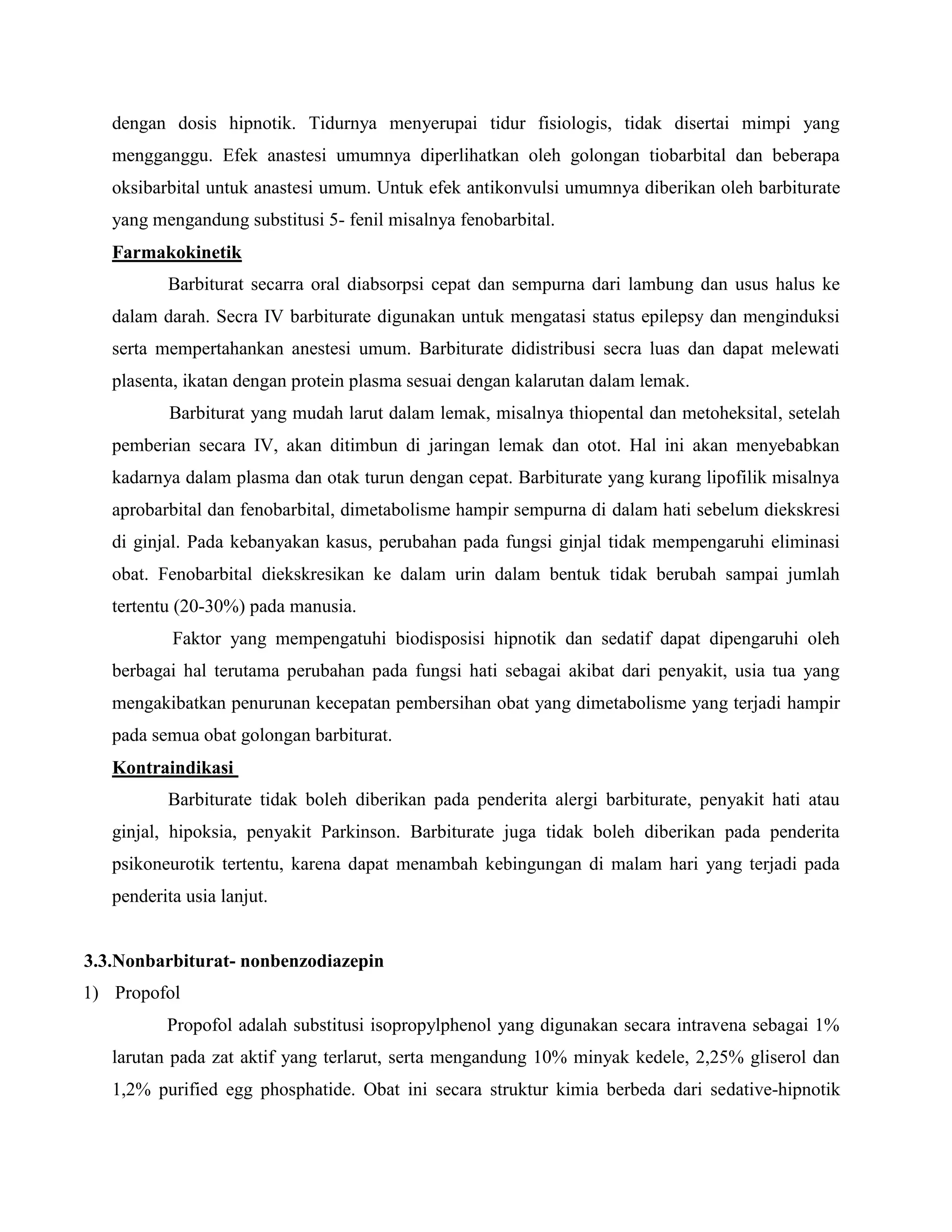Hipnotik sedativ | DOCX