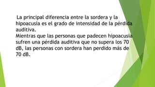 HIPOACUSIA OCUPACIONAL,CAUSAS Y DIAGNOSTICO | PPTX