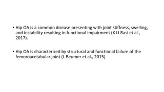 Hip oa + itbs | PPTX