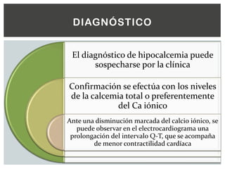 Hipocalcemia | PPTX