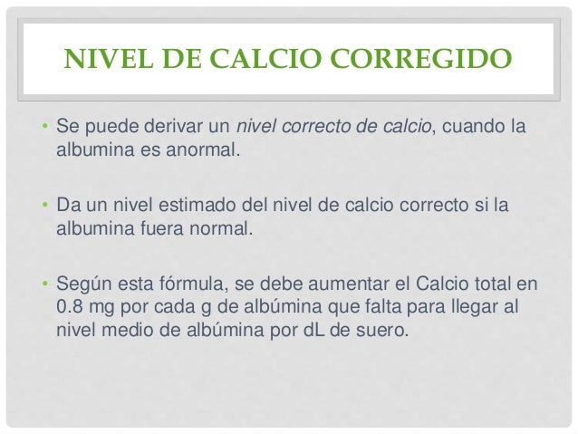 Hipocalcemia postquirúrgica