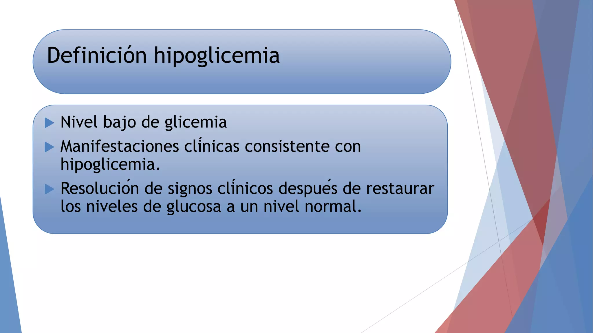 Hipoglicemia neonatal | PPT | Descarga Gratuita
