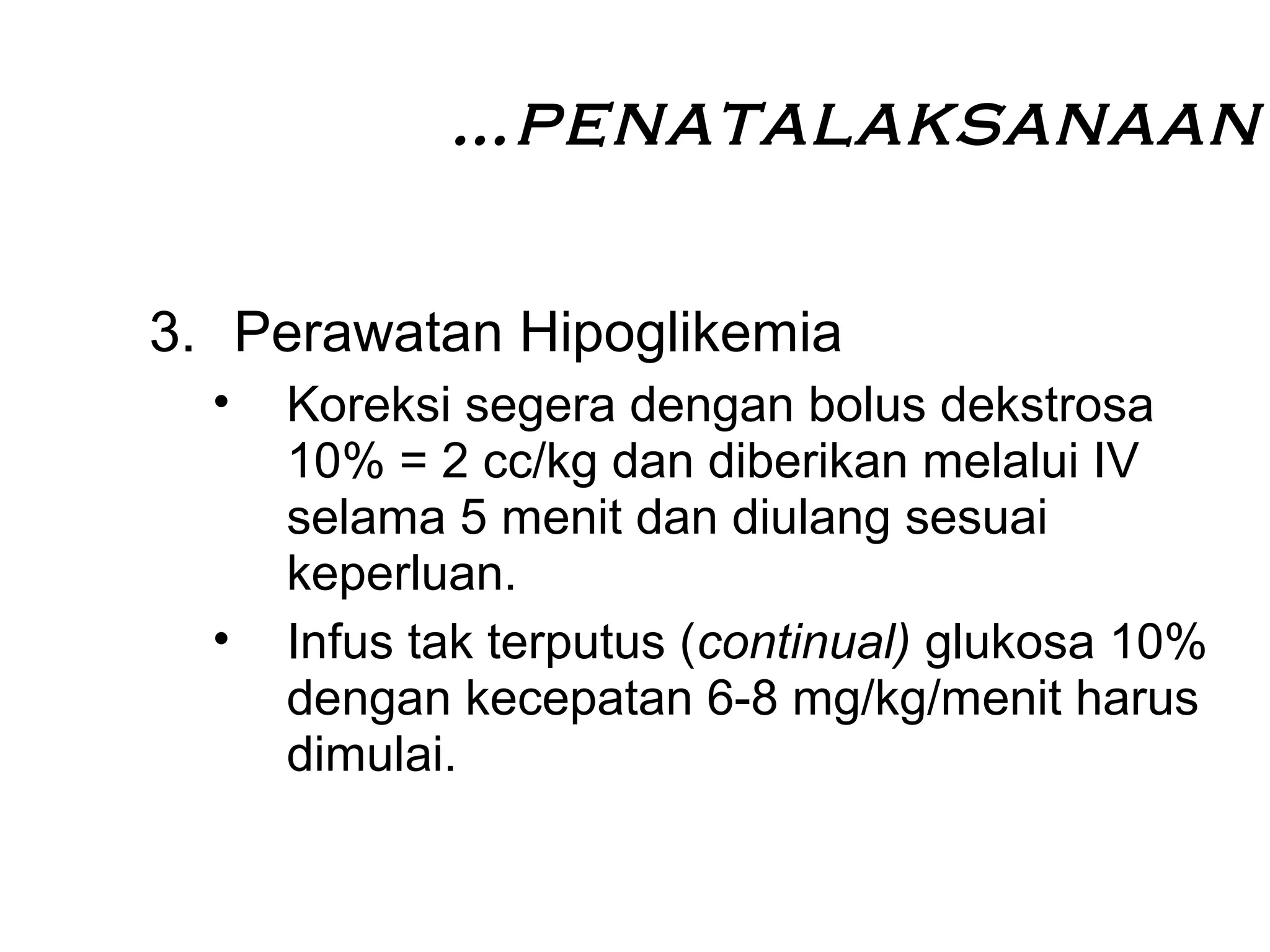 HIPOGLIKEMIA PADA ANAK | PPT