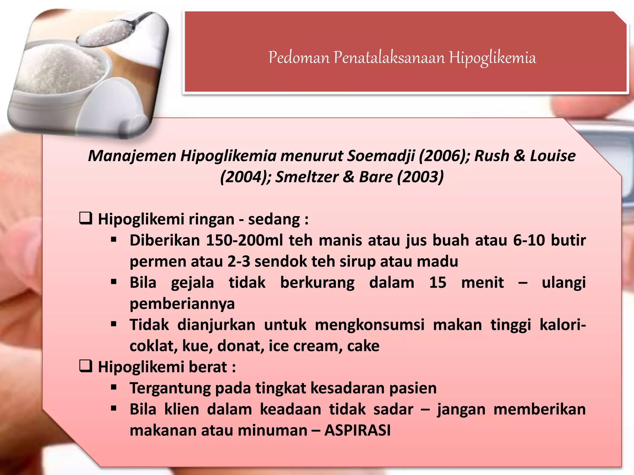 Hipoglikemia dan Penanganan | PPTX