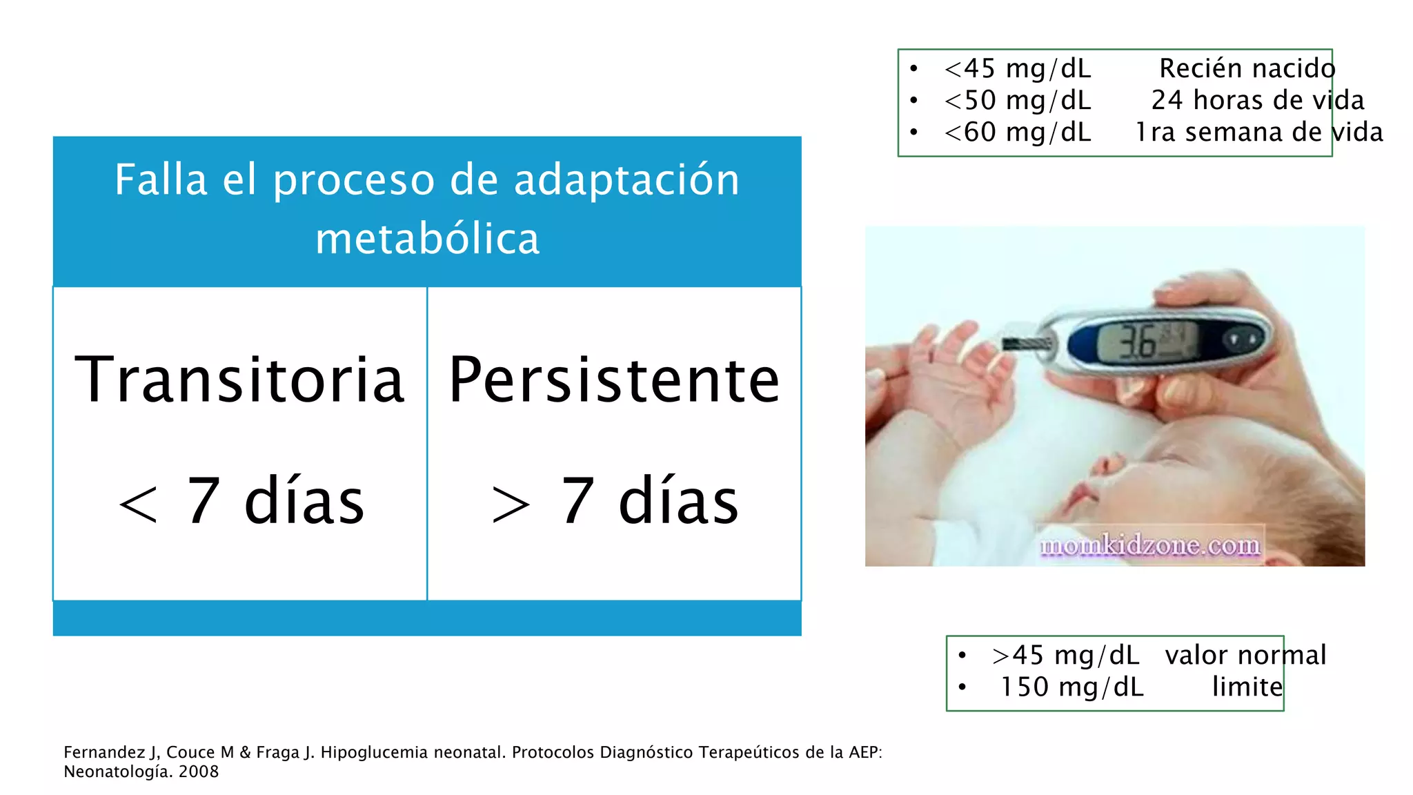 Hipoglucemia neonatal | PPTX