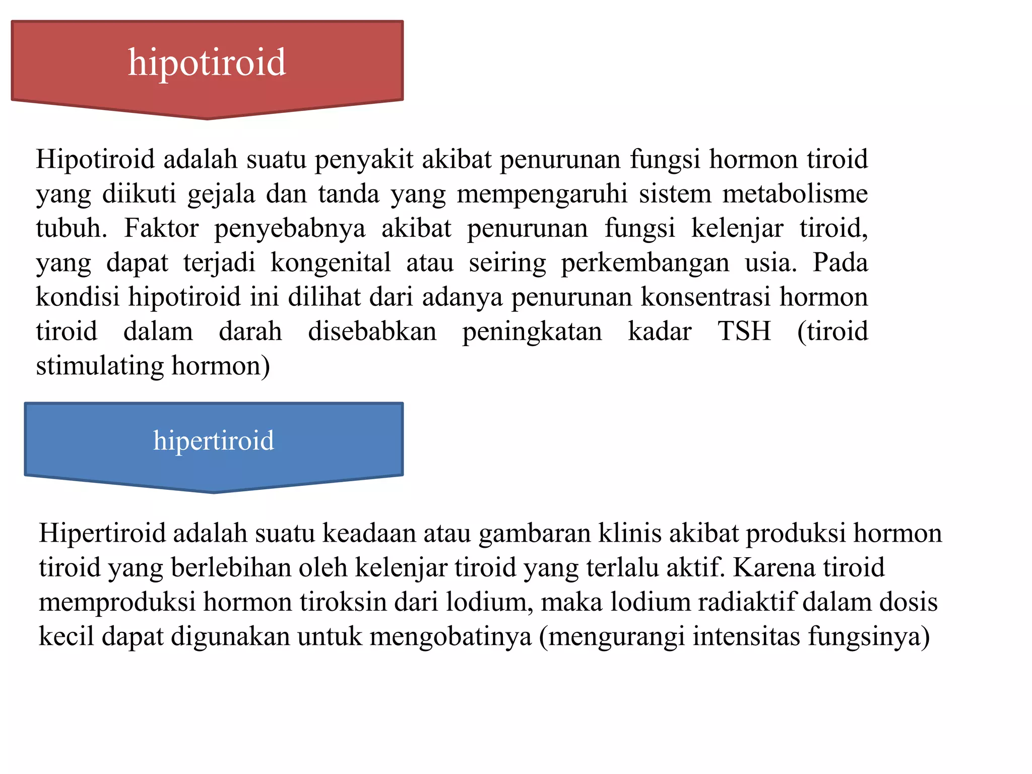 Hipo & Hipertiroid | PPTX
