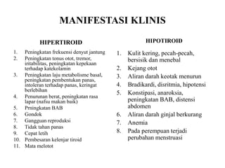 Hipo & Hipertiroid | PPTX