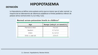 Hipokalemia hiperkalemia | PPTX