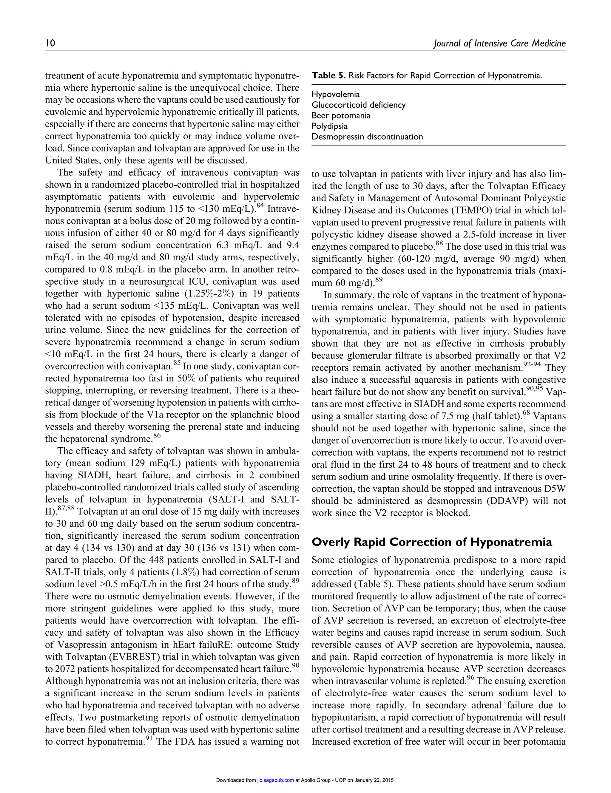 Hiponatremia | PDF