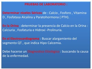 Hipoparatiroidismo | PPTX