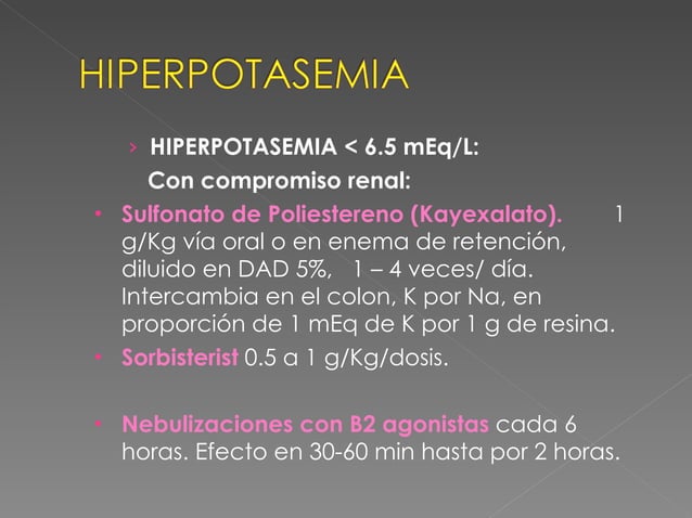 Hipopotasemia hiperpotasemia | PPT