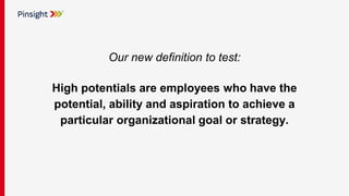 Who Are High Potentials? | PPT