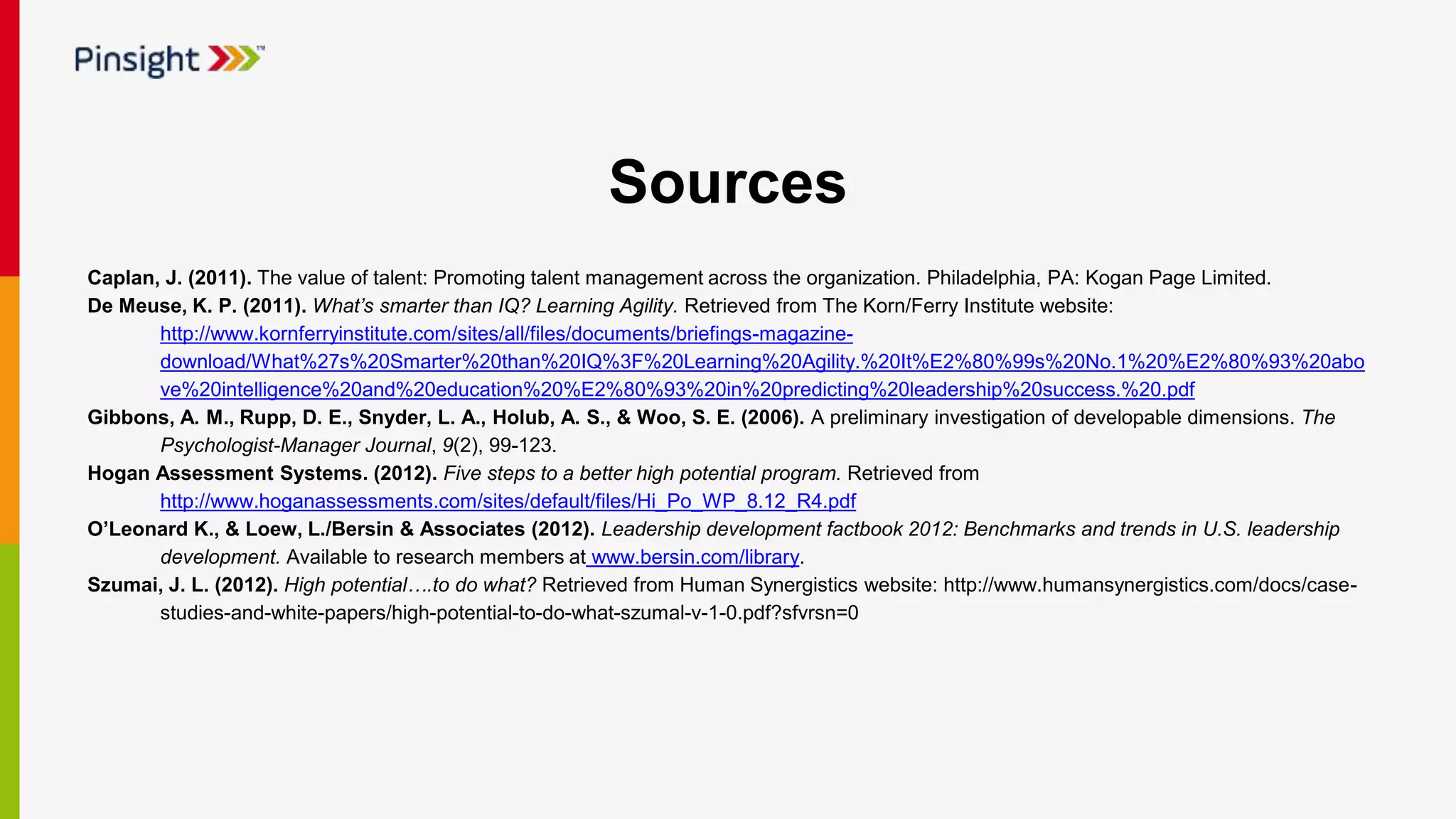 Who Are High Potentials? | PPTX