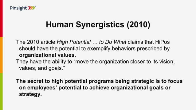 Who Are High Potentials? | PPTX