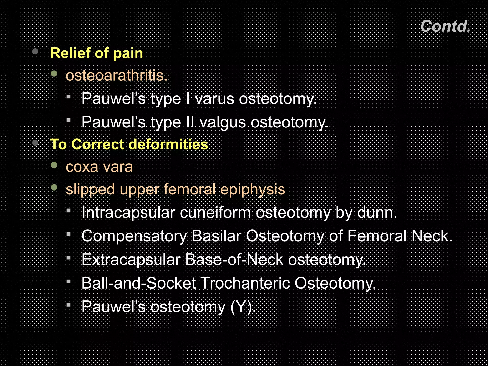 osteotomies around hip | PPT