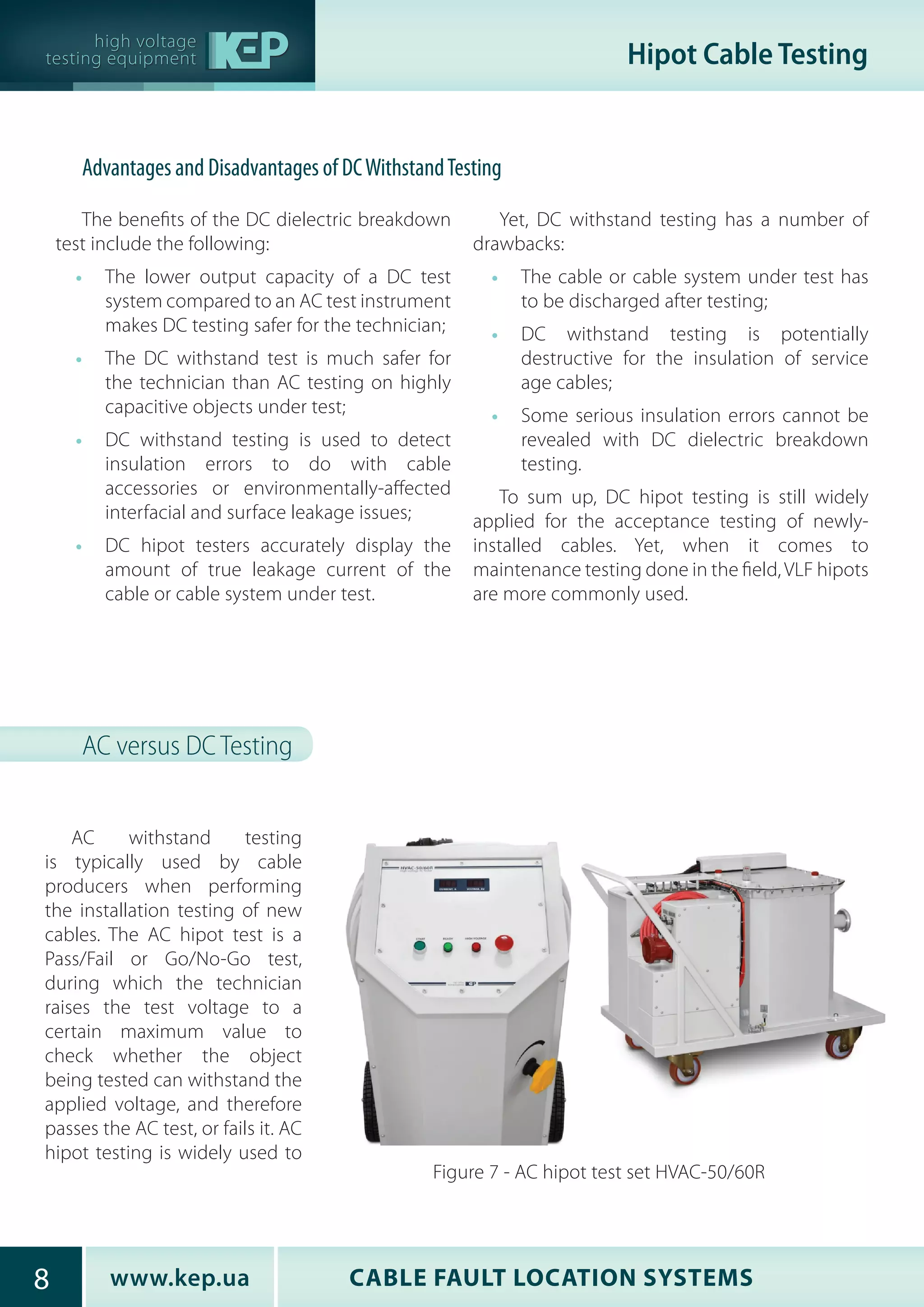 Hipot cable-testing | PDF