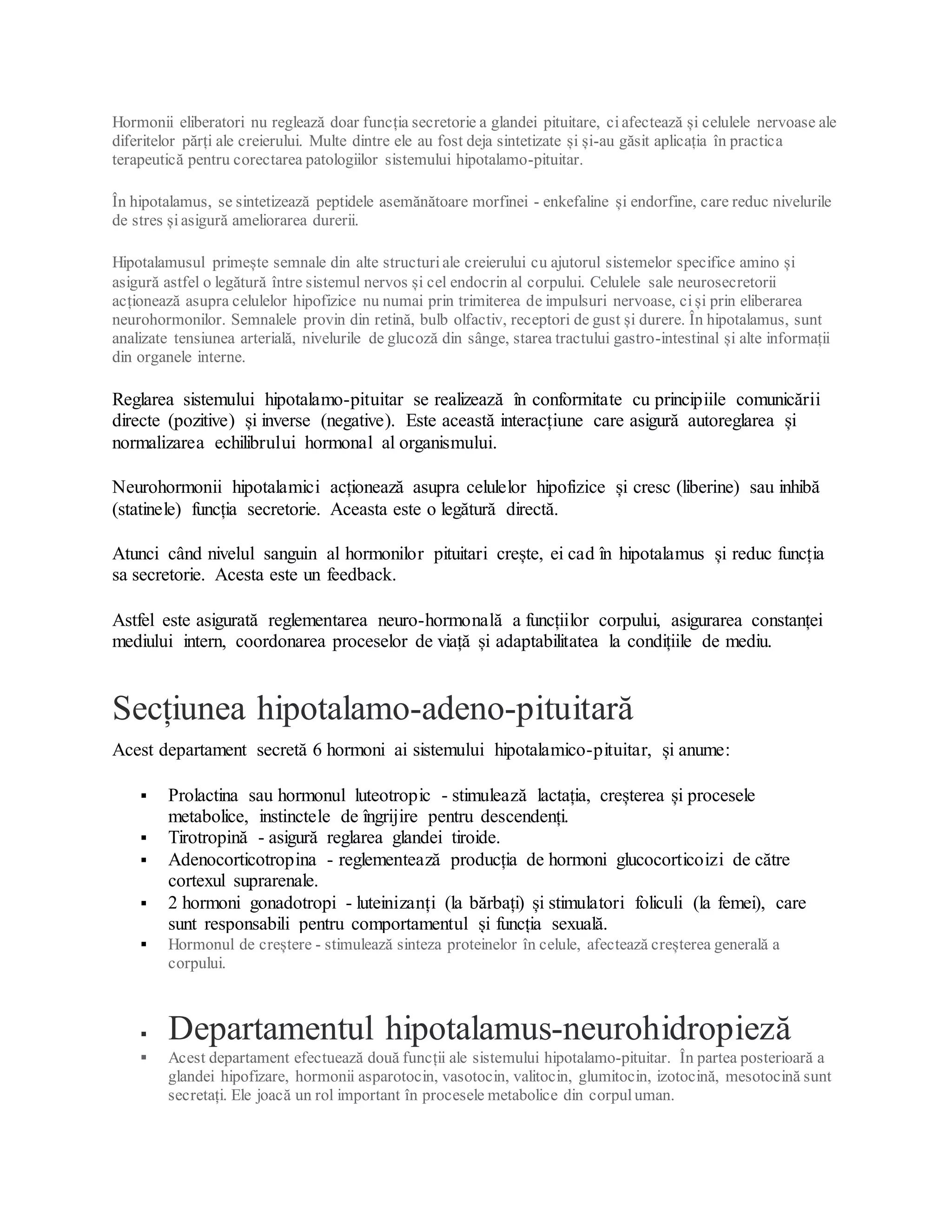 Hipotalamus hipofiza | DOCX
