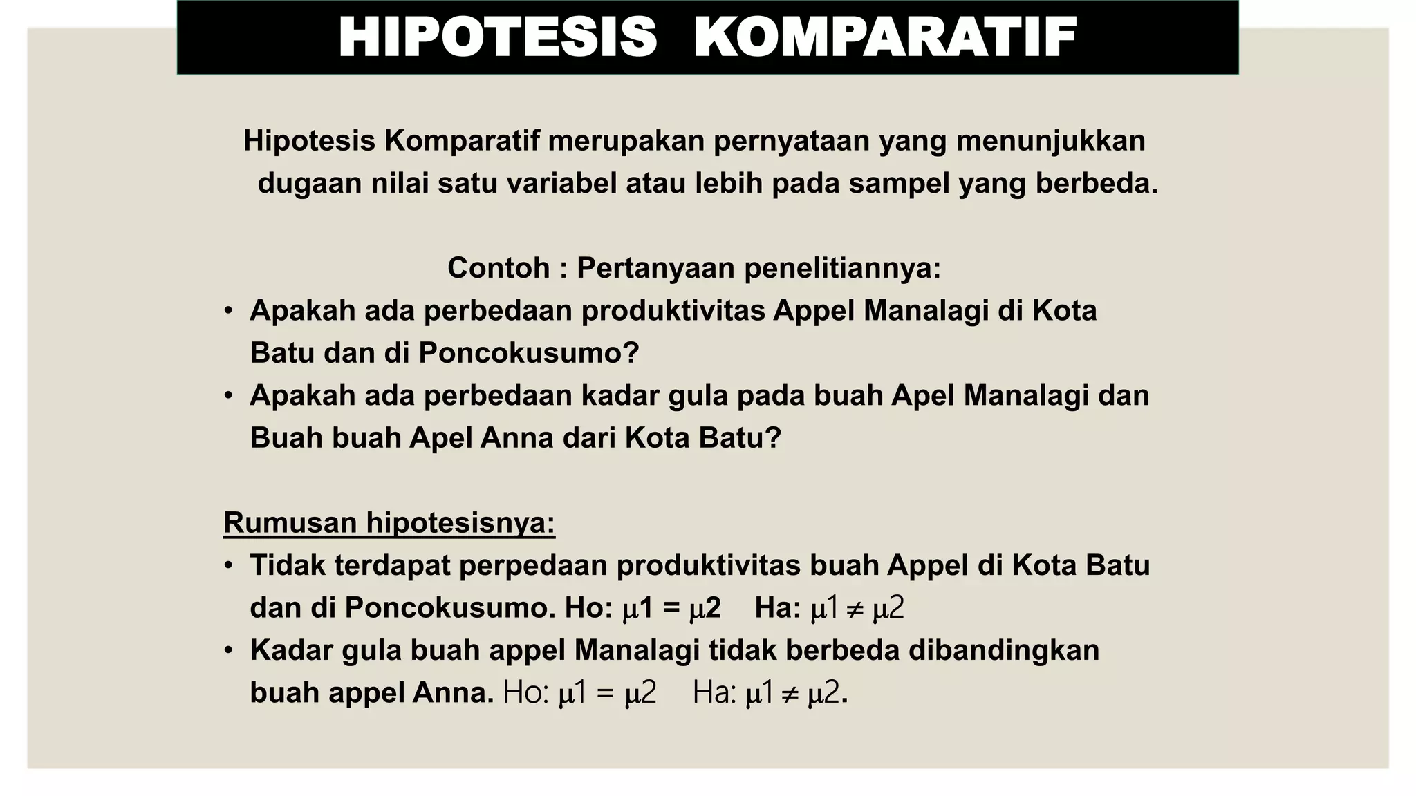 Hipotesis | PPTX