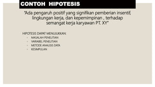 Hipotesis | PPTX