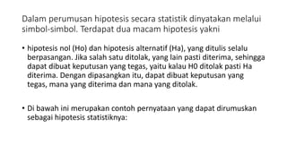 Hipotesis nani.pptx merancang hipotesis. | PPTX