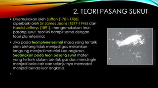 Hipotesis pembentukan bumi dan tata surya no.2 | PPTX