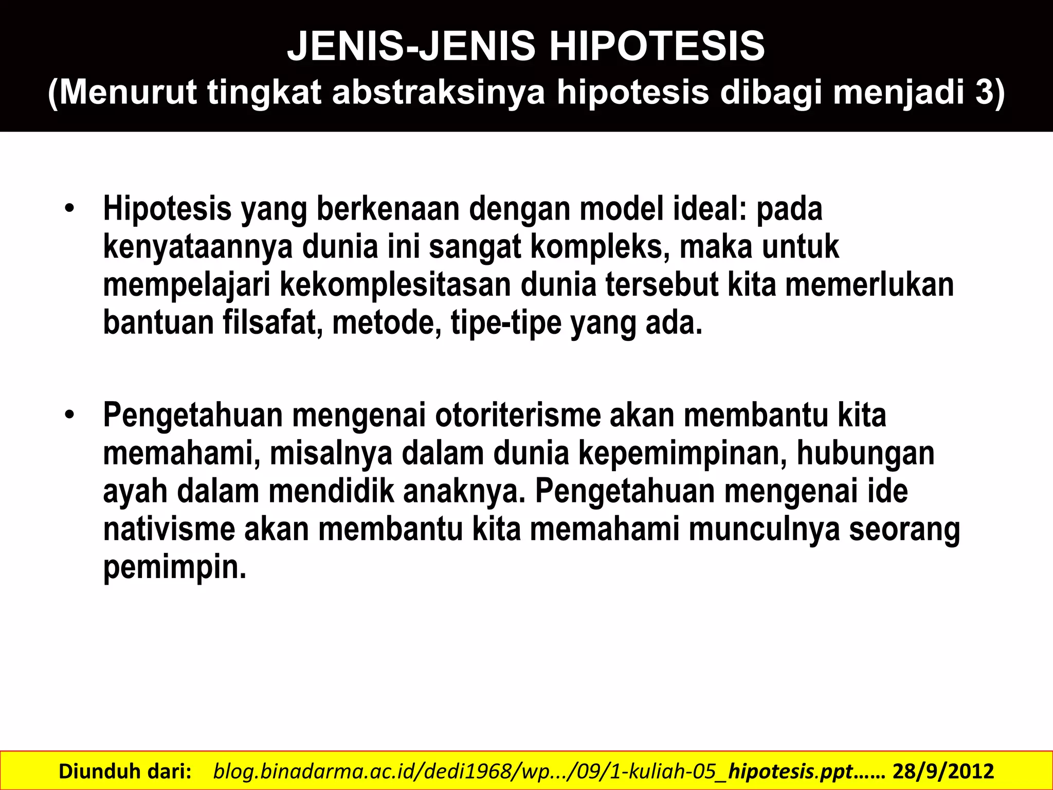 HIPOTESIS PENELITIAN.pptx