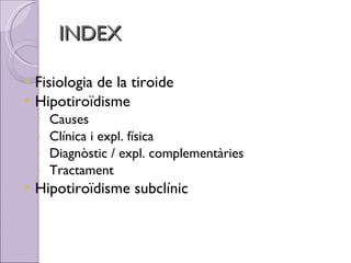 Hipotiroidismo | PPS