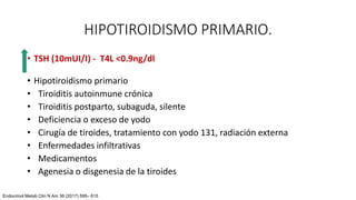 Hipotiroidismo | PPTX