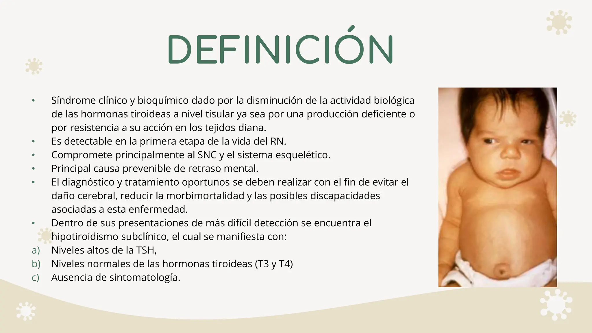 Hipotiroidismo congénito................ | PPTX
