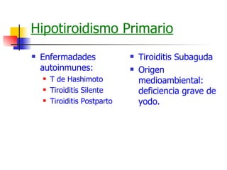 Hipotiroidismo Dra. Genoud | PPT