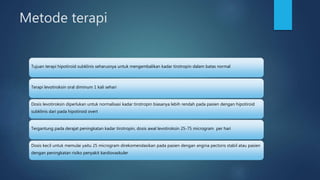 Hipotiroid subklinis | PPTX
