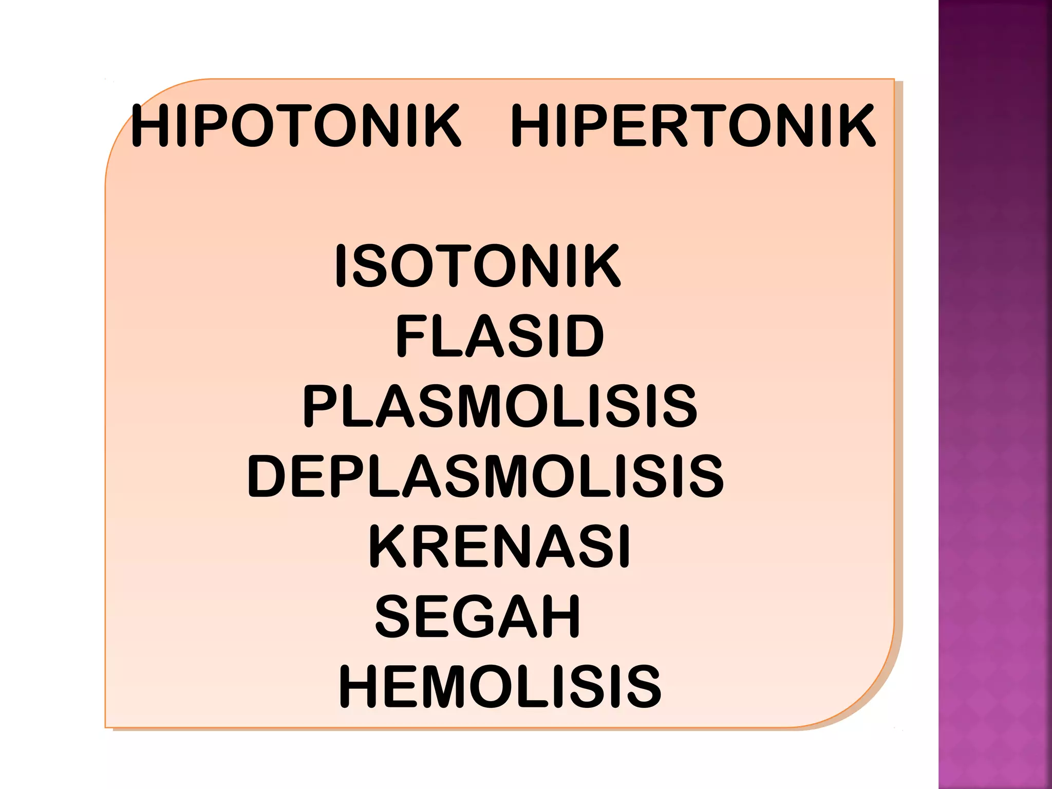 konsep pergerakan membran plasma | PPT