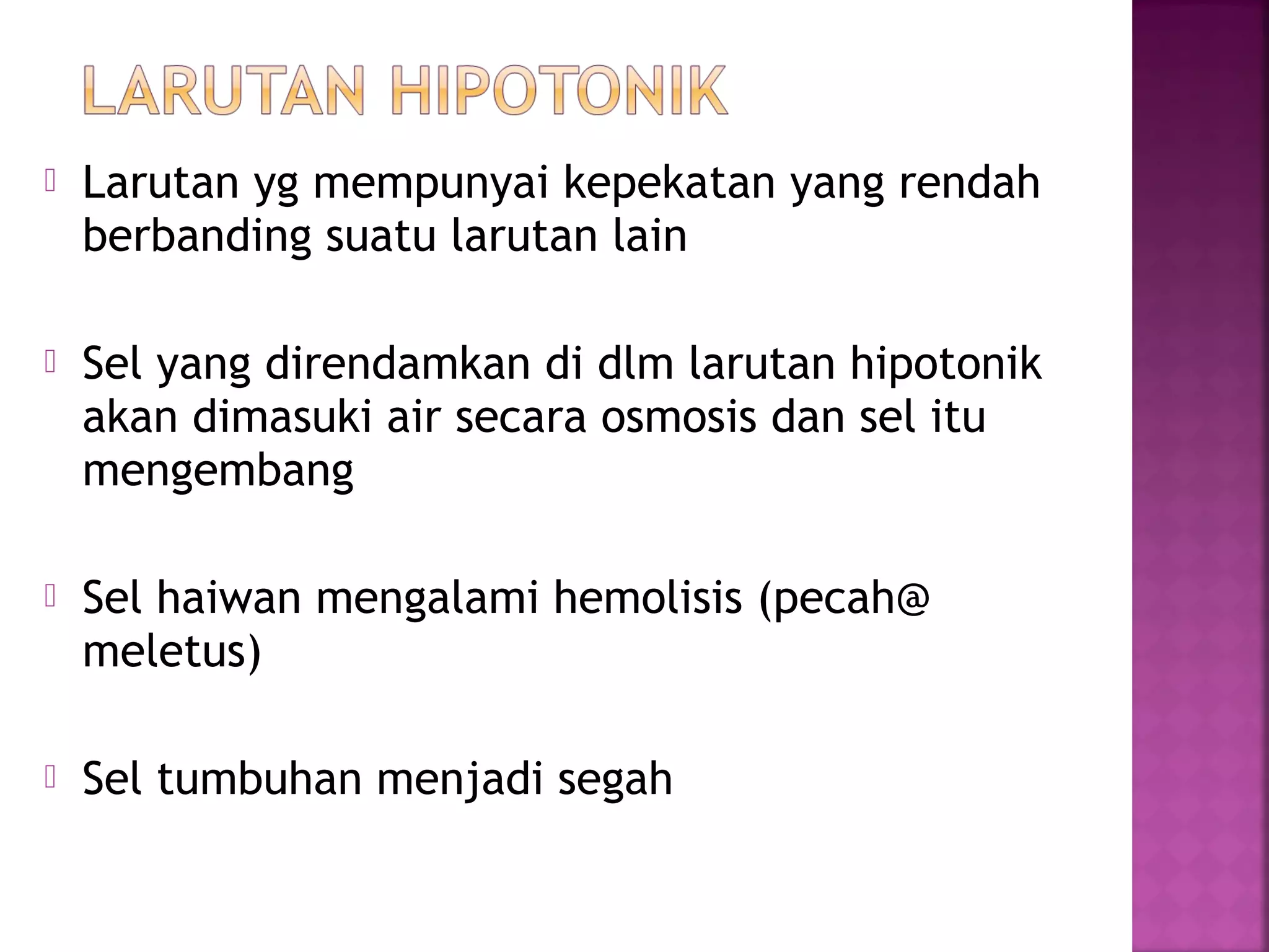 konsep pergerakan membran plasma | PPT