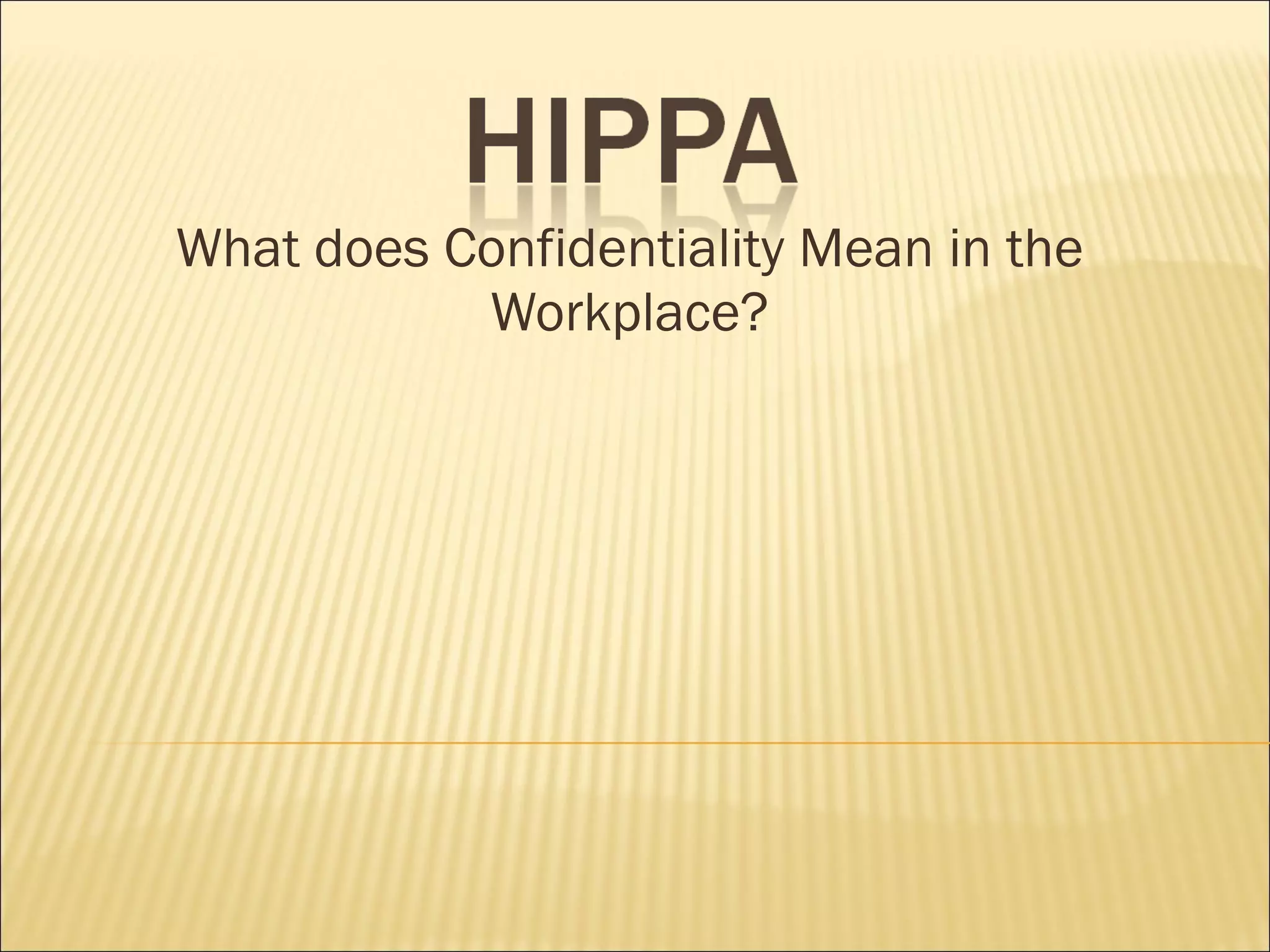 Hippa | PPT