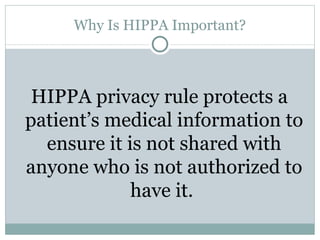 Hippa | PPT | Health Insurance | Insurance