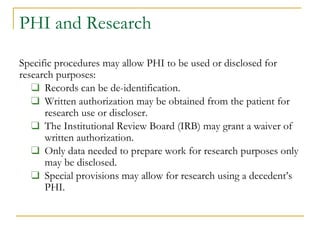 HIPAA & PHI Training | PPTX