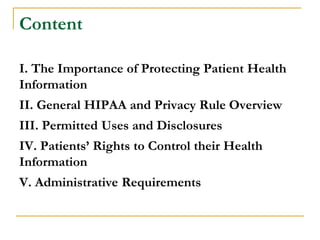 HIPAA & PHI Training | PPTX
