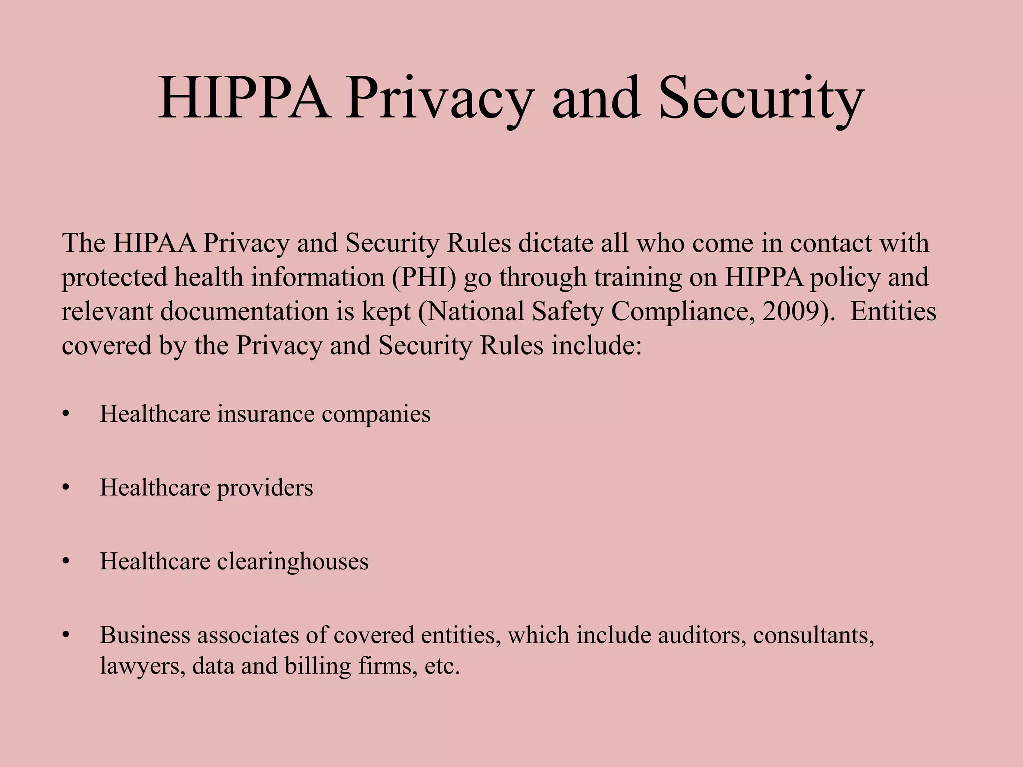 Hippa privacy and security awareness | PPTX