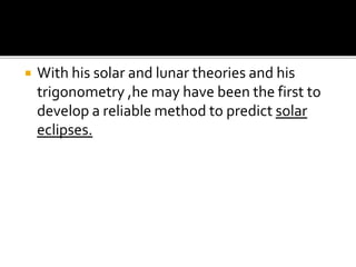 Hipparchus | PPTX