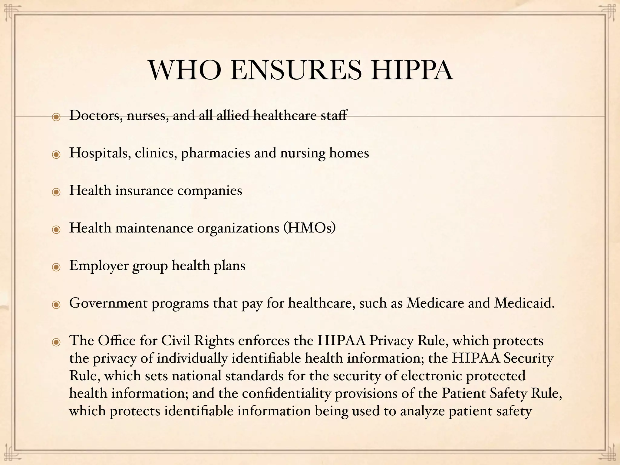 HIPPA Compliance | KEY