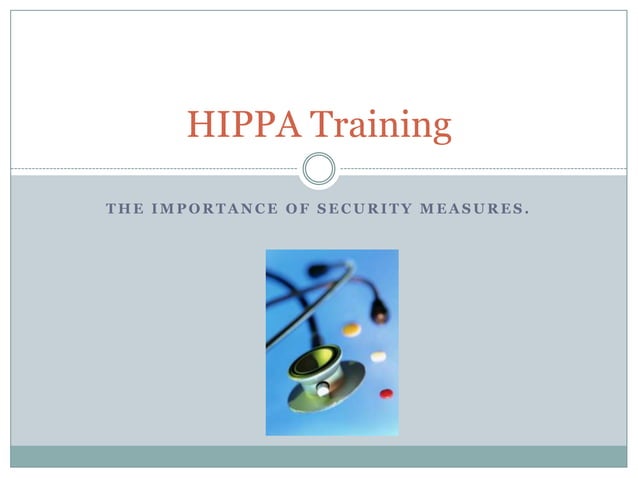 Hippa training | PPT