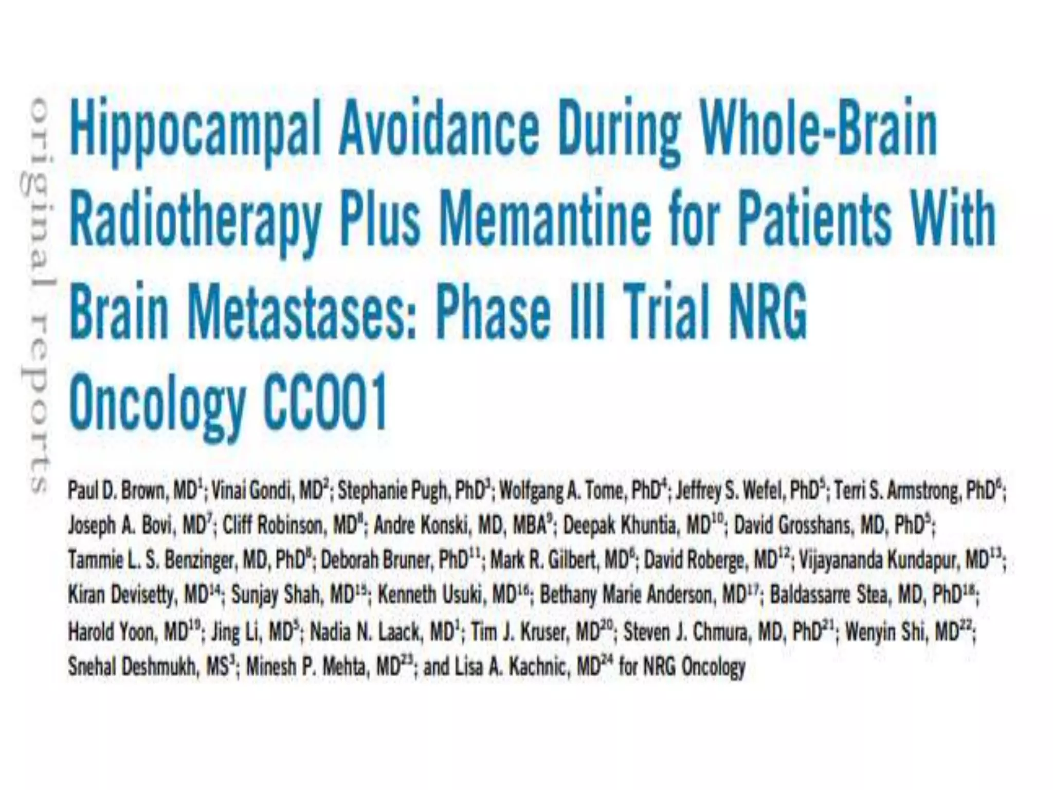 HIPPOCAMPUS TARGET DELINEATION | PPT
