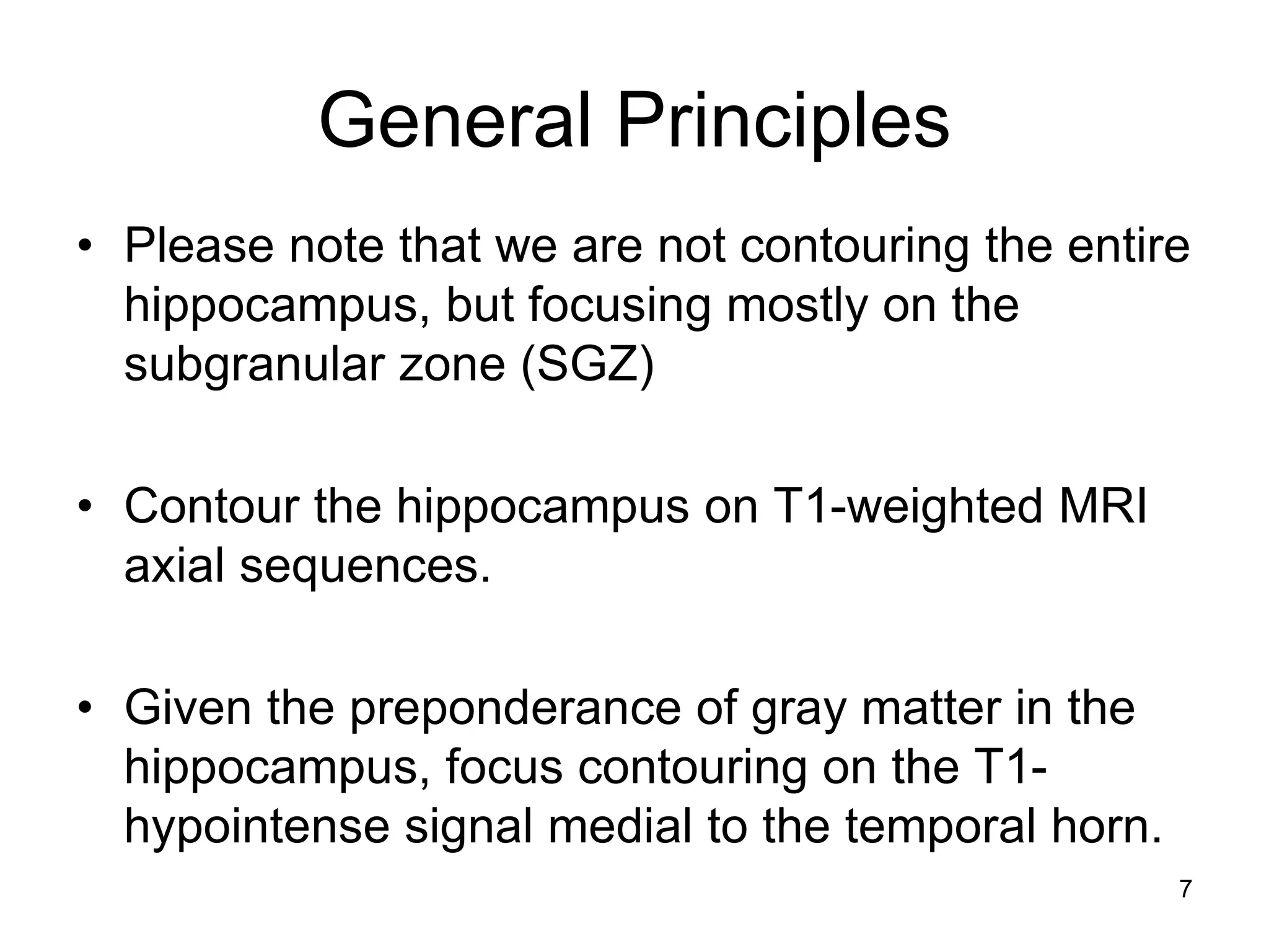 HIPPOCAMPUS TARGET DELINEATION | PPT