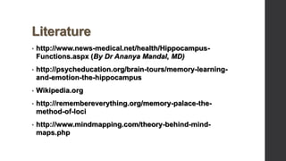 Hippocampus and method of loci | PPSX