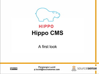 Hippo CMS - A first look | PPT