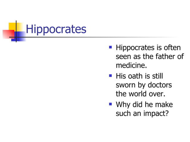 Hippocrates | PPT