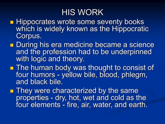 Hippocrates.ppt | Medical Health