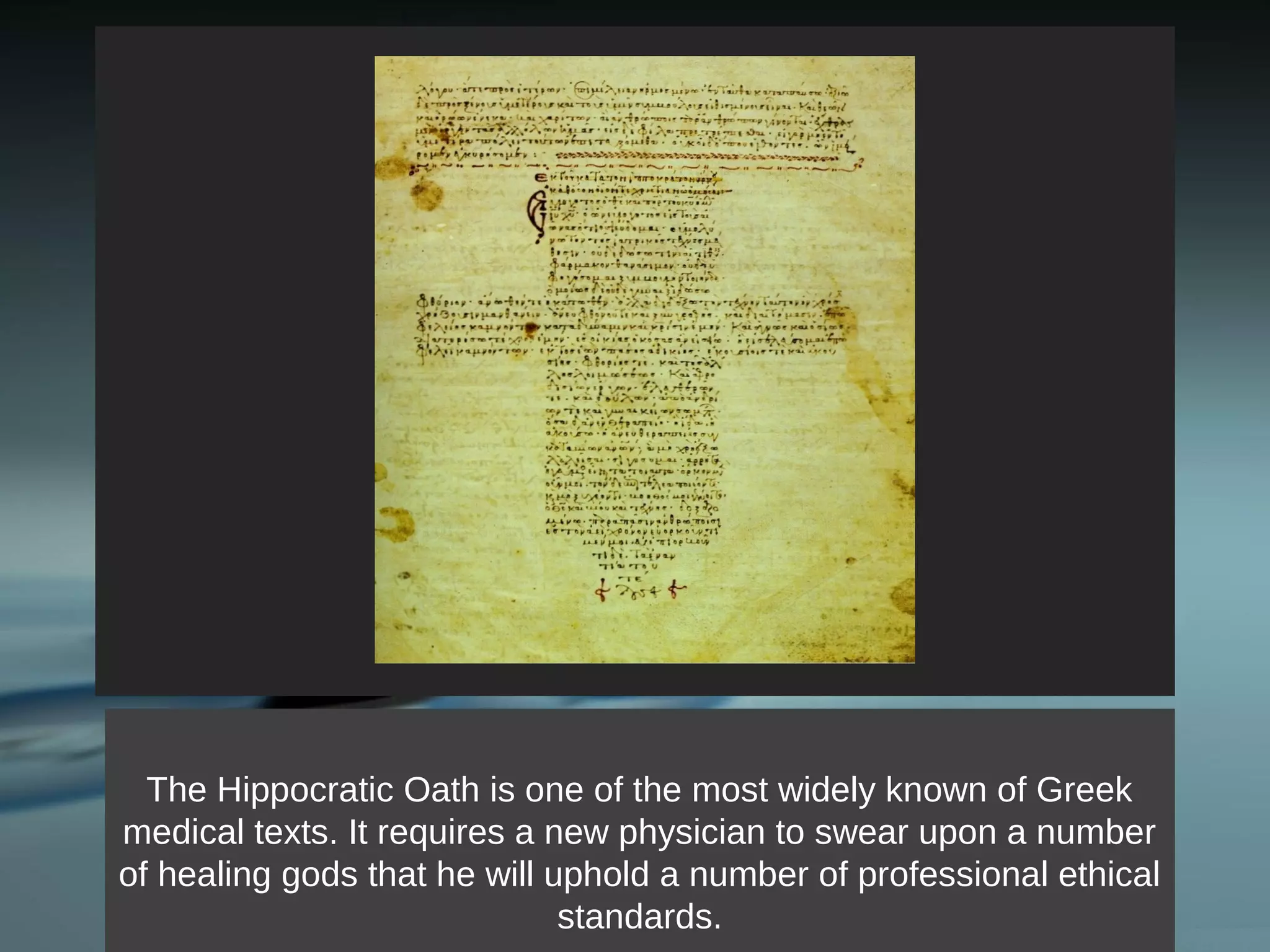 Hippocrates, The First Epidemilogy | PPT